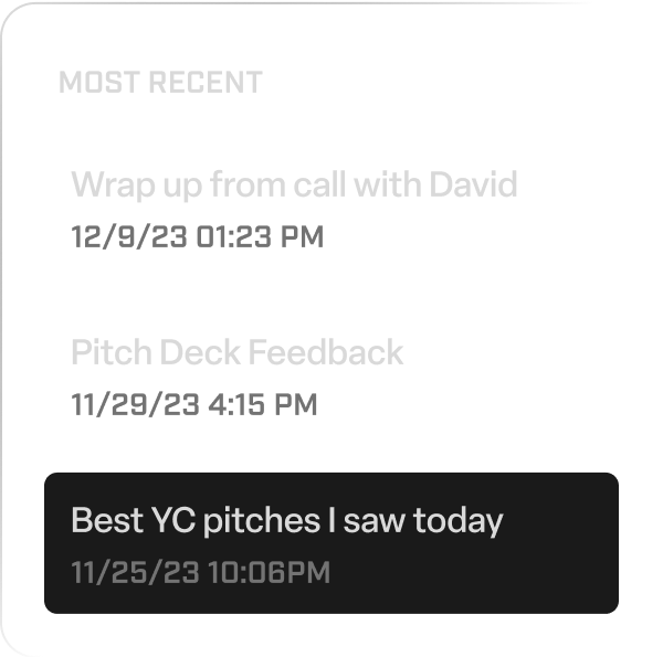 Cleft Notes - Turn Voice Memos Into Shared Notes