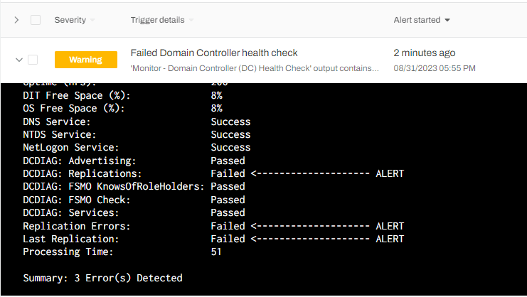 Domain Controller Health Check with Powershell