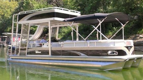14 Best Luxury Pontoon Boats With Cabins (For Living On The Water!)