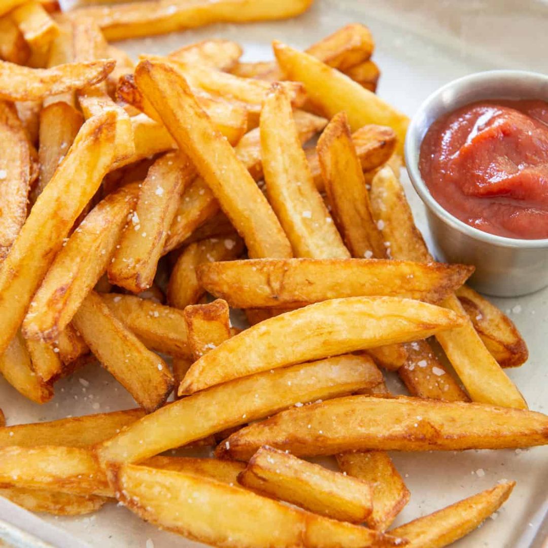 Slater Fries with Bacon Ketchup | Crispy Cravings