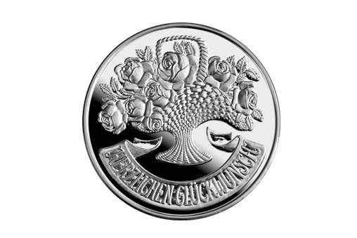 REU Produktkatalog: Festtagstaler - Herzlichen Glückwunsch / Gravurfeld