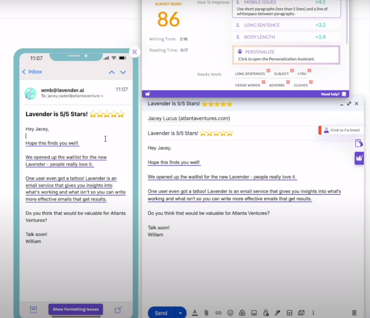 How I Used Lavender To Land a Job in SaaS Sales