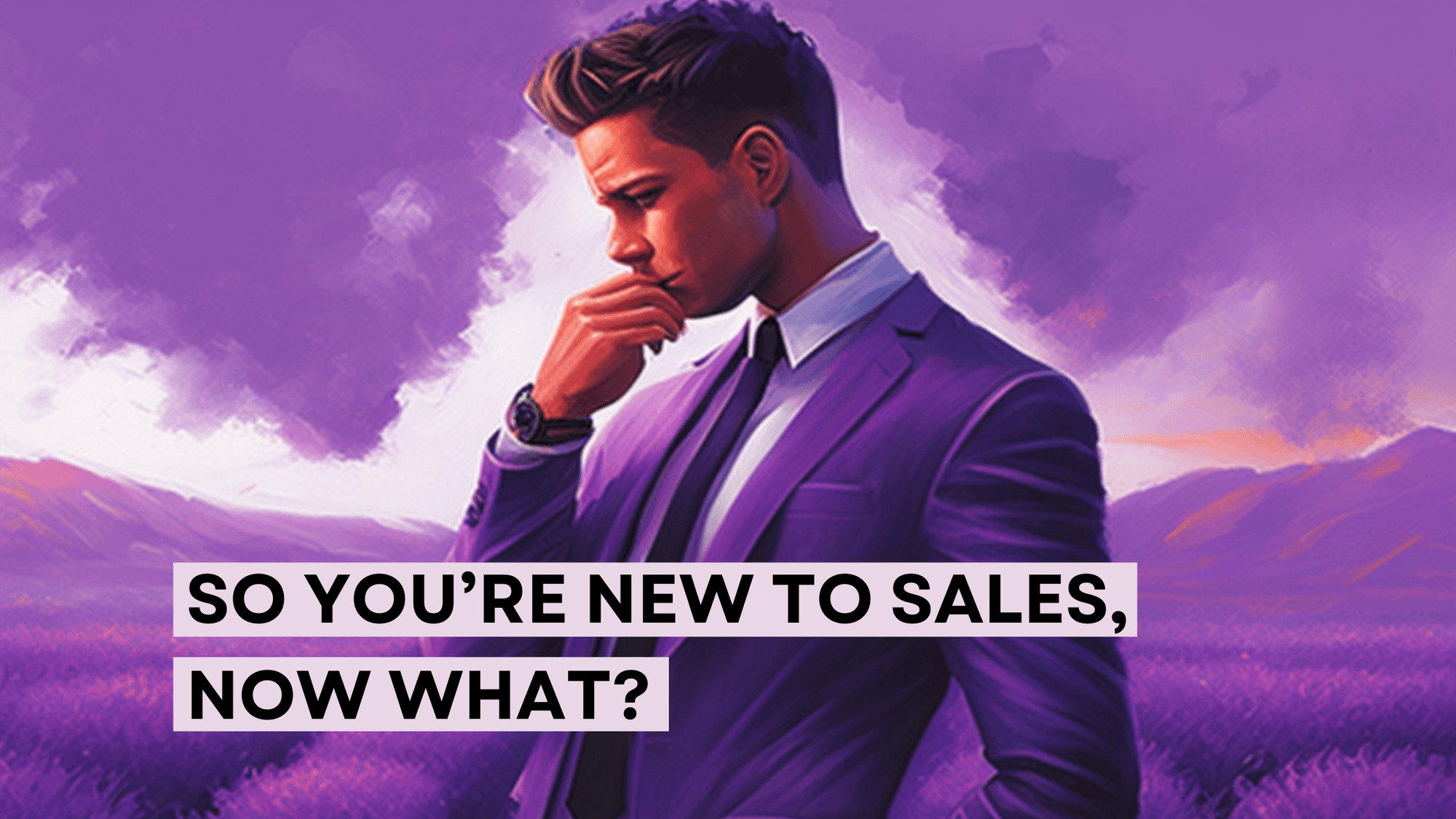 So You’re New to Sales, Now What?