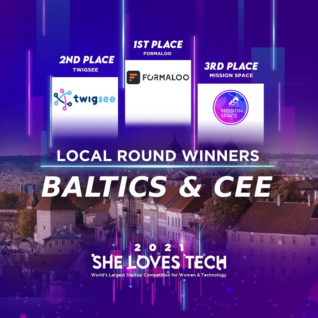 Formaloo won 1st place at the SheLovesTech Baltics & CEE - Formaloo