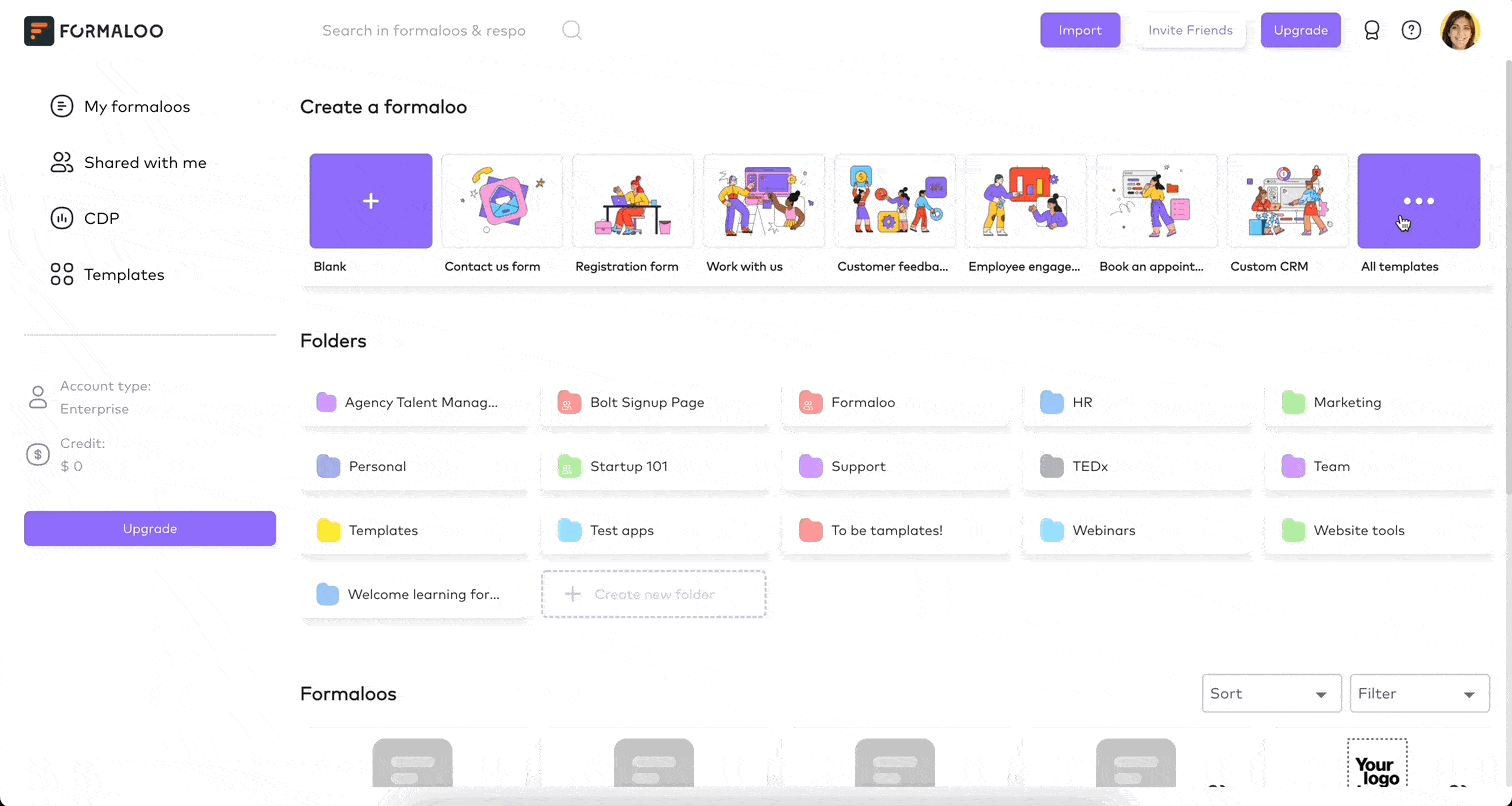 How to manage your team’s access to your folders and forms - Formaloo