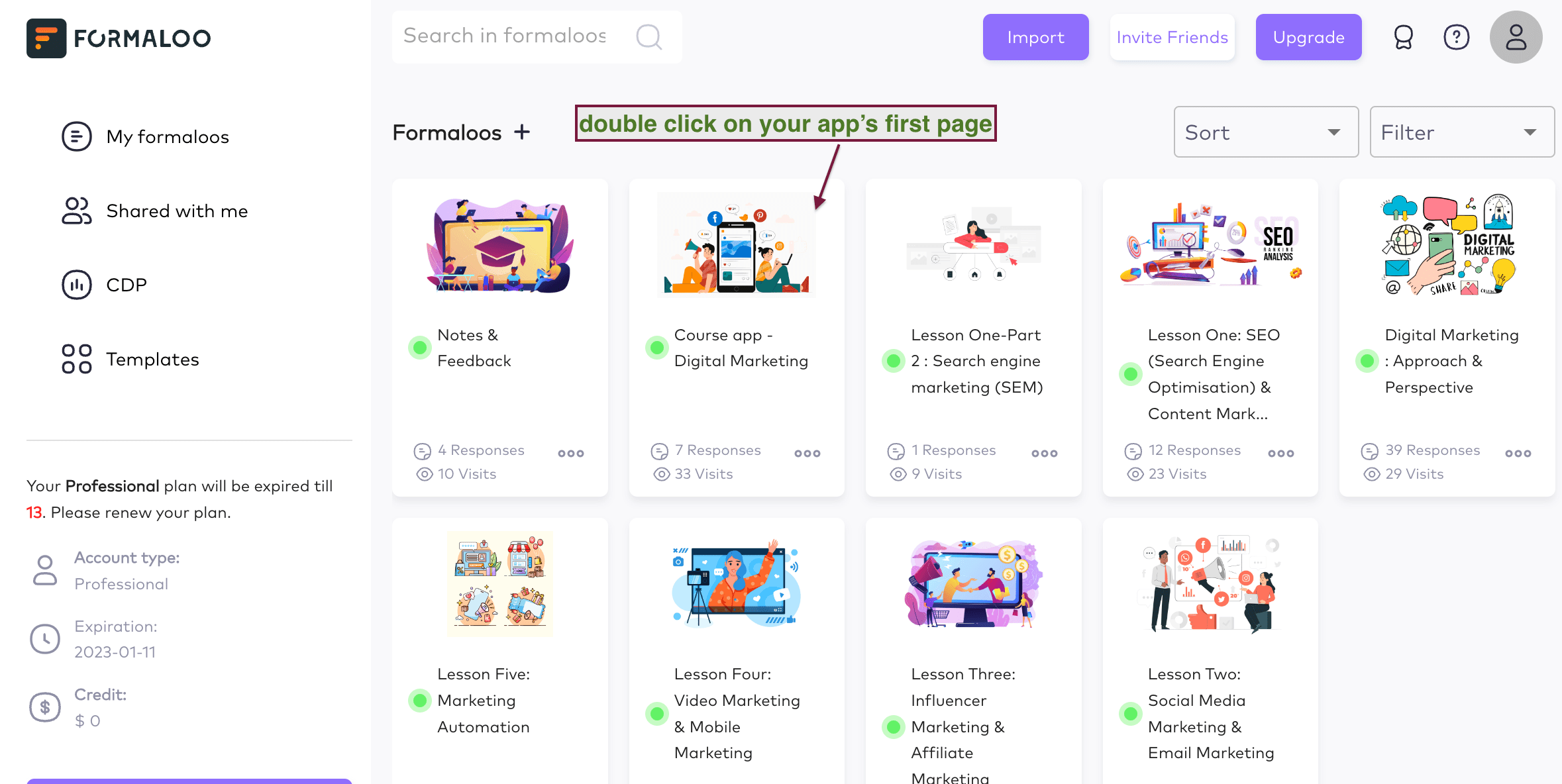 How to add lessons to your custom learning app without code - Formaloo