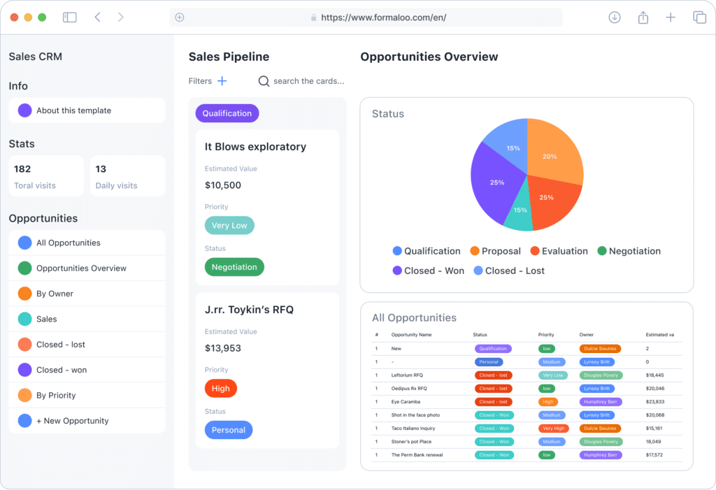 How to create a form on Monday.com project management tool - Formaloo