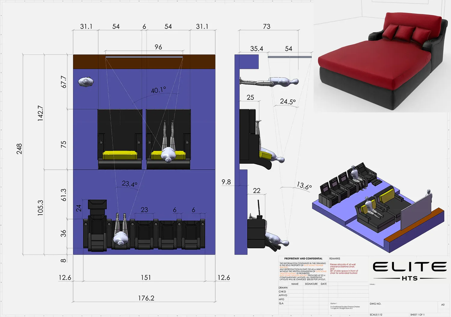 Home Theater Couches | Elite HTS