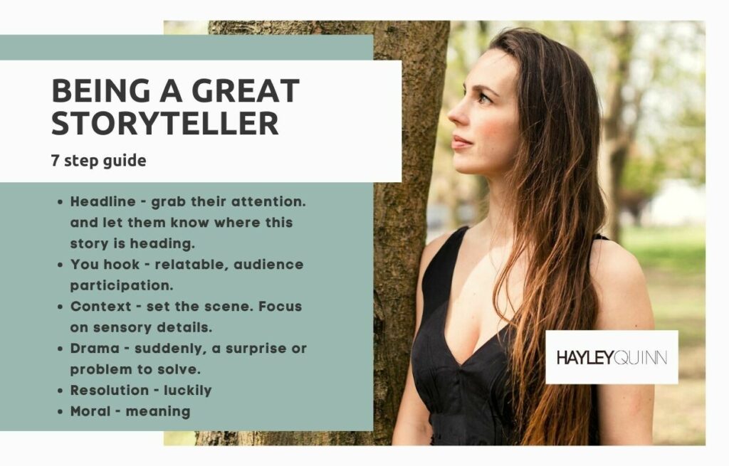 How To Be A Great Storyteller! - Hayley Quinn London Dating Coach