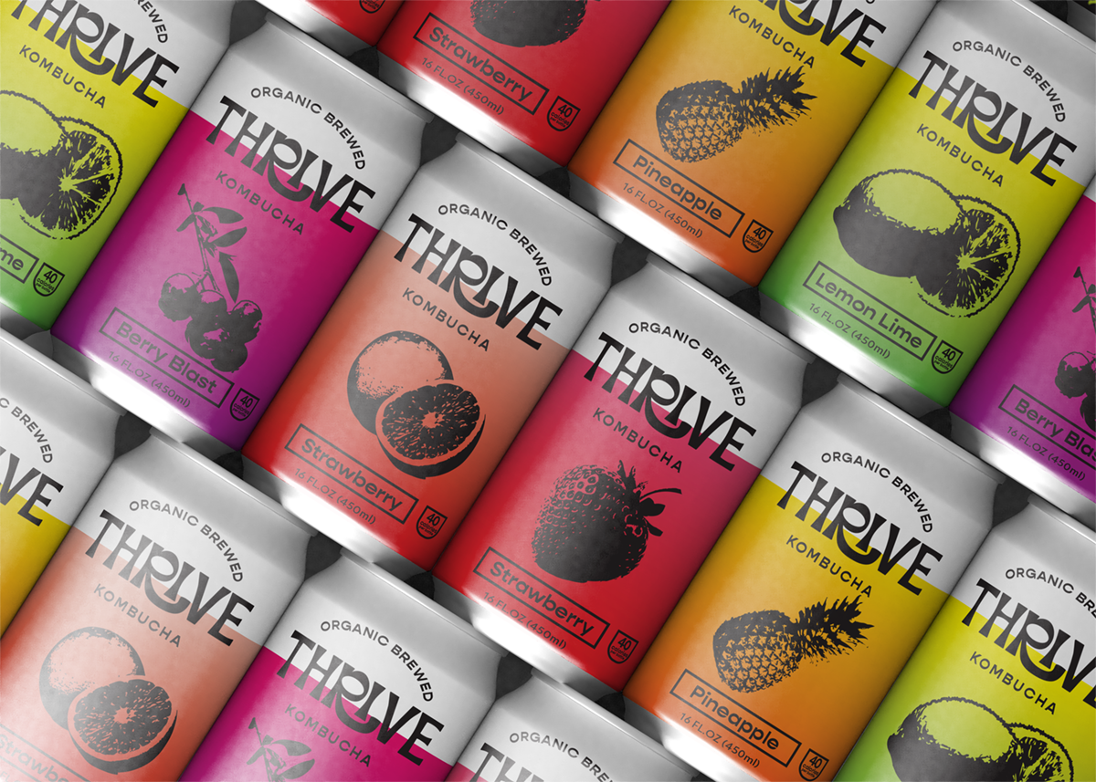 Clouser Design Co. - Thrive Kombucha