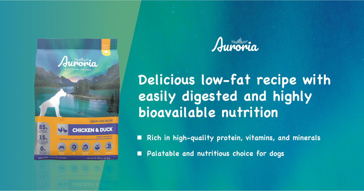 Auroria Grain-Free Chicken & Duck Recipe for Dogs | all life stages