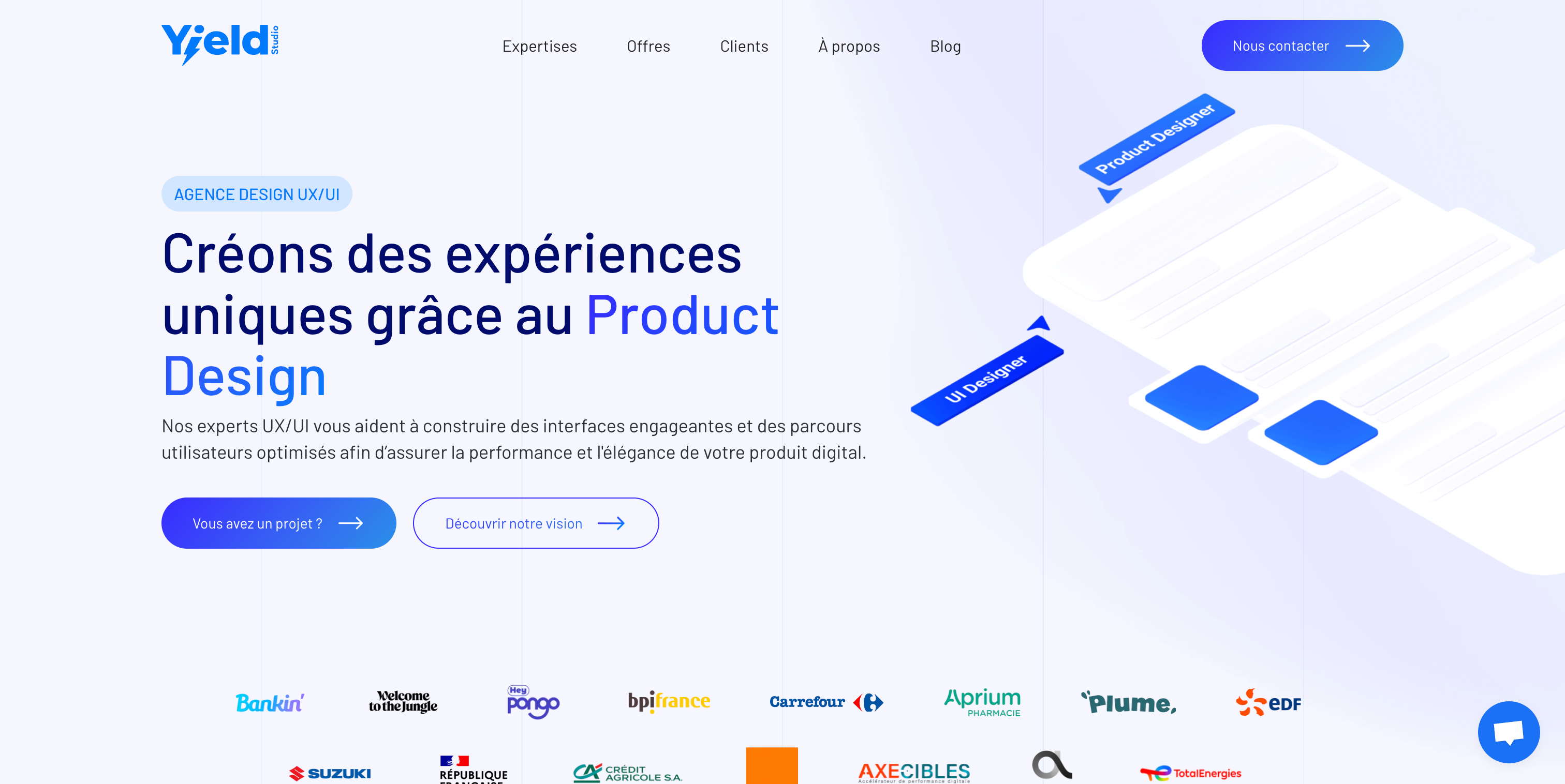 Top 5 des Meilleures Agences de Design UX/UI en France | Yield Studio