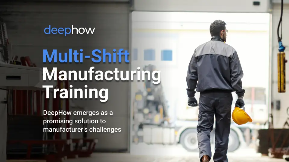 Mastering Complexity in Multi-Shift Manufacturing with Video Training