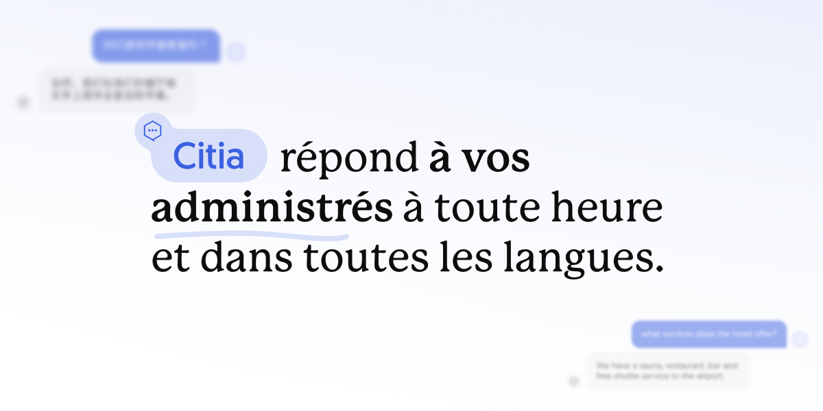 Citia by Ageelity • Chatbot IA pour les communes