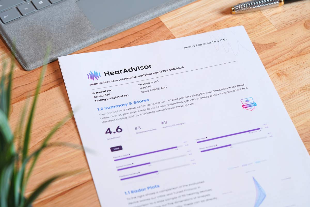 HearAdvisor - Compare Hearing Aid Performance