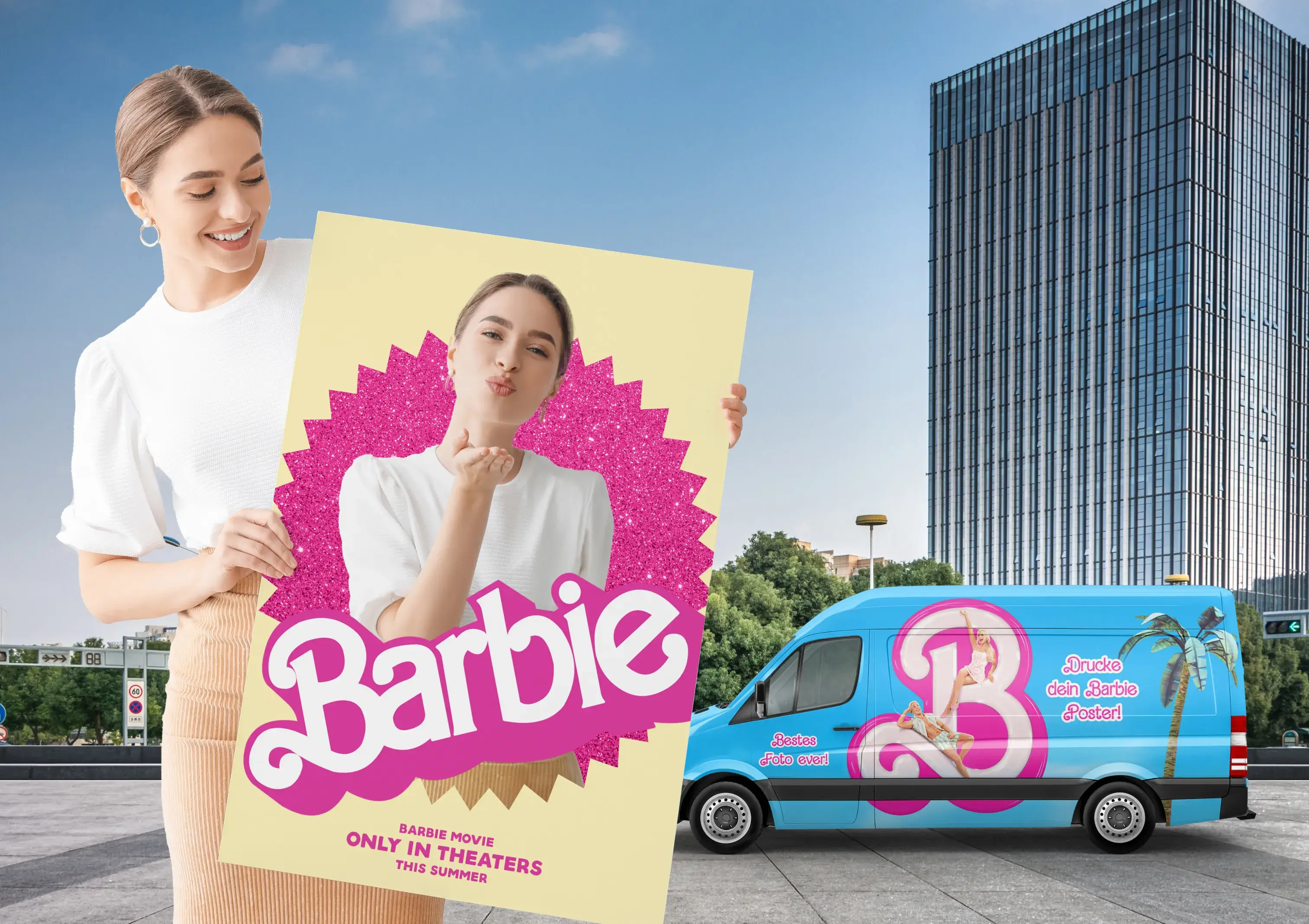 Barbie Film Premiere Roadshow | Personalisierte Poster | UpReach