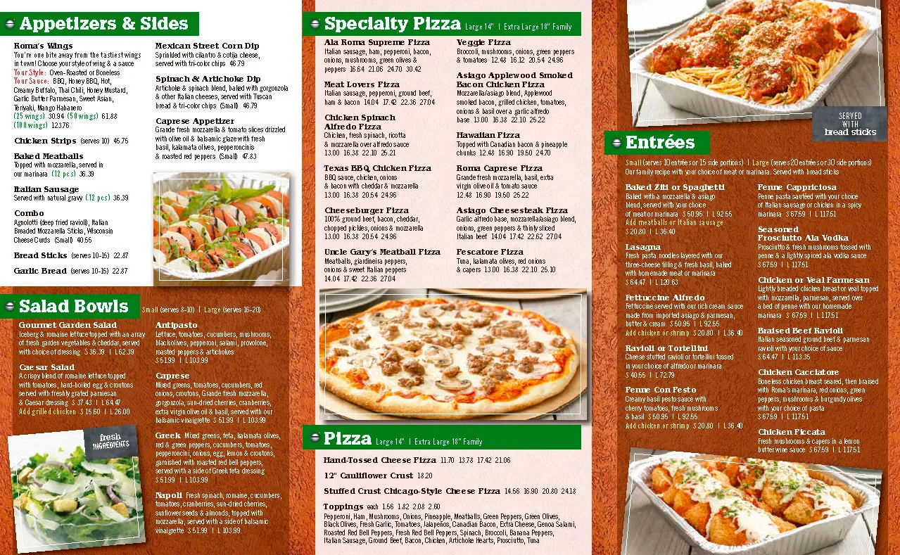 Ala Roma Pizzeria & Pub - Catering