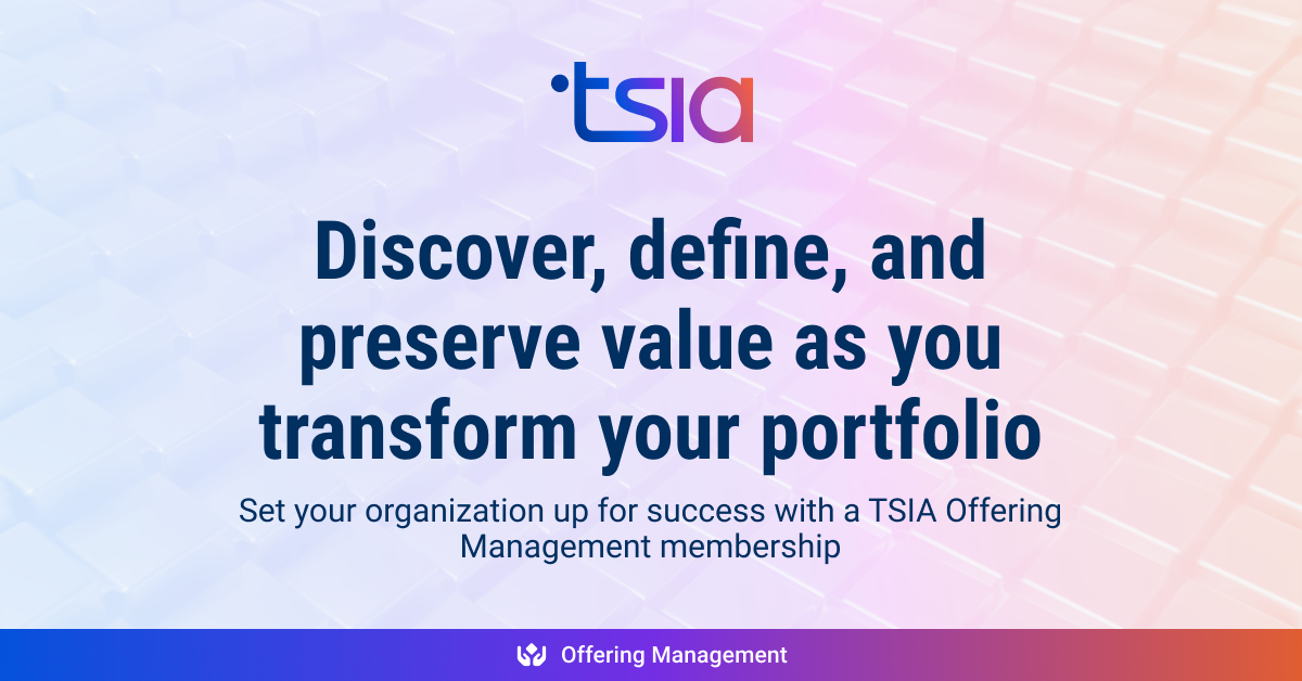 Offering Management Research Area | TSIA