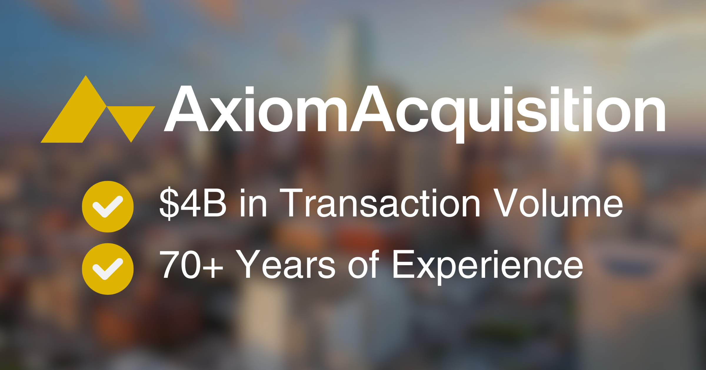 Axiom Acquisition - About - Texas Business Broker