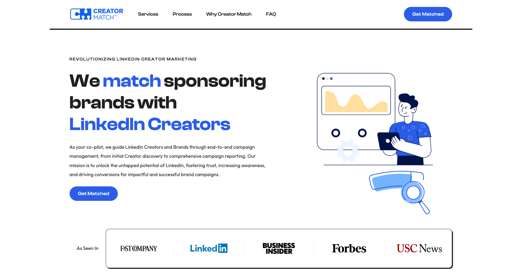 Creator Match: #1 in LinkedIn Creator Marketing