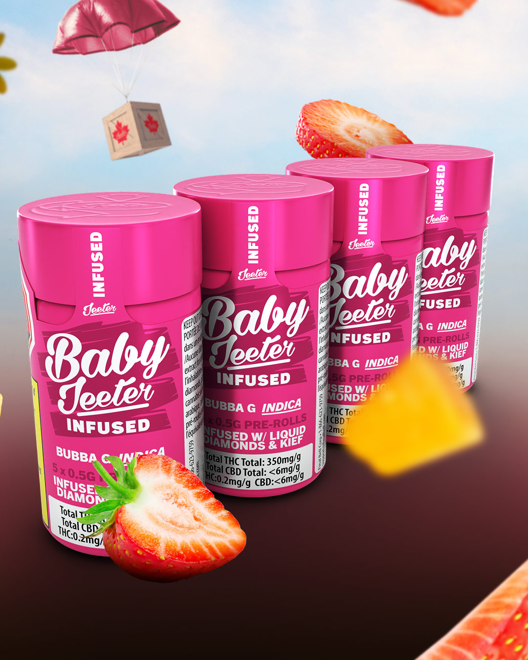 Jeeter Canada | Infused Pre-Rolls | Bubba G