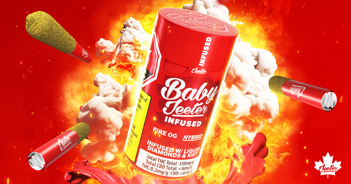 Jeeter Canada | Infused Pre-Rolls | Fire OG