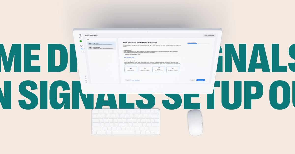 Alex Benson Design | Outcome Driven Signals Setup, a Facebook project ...