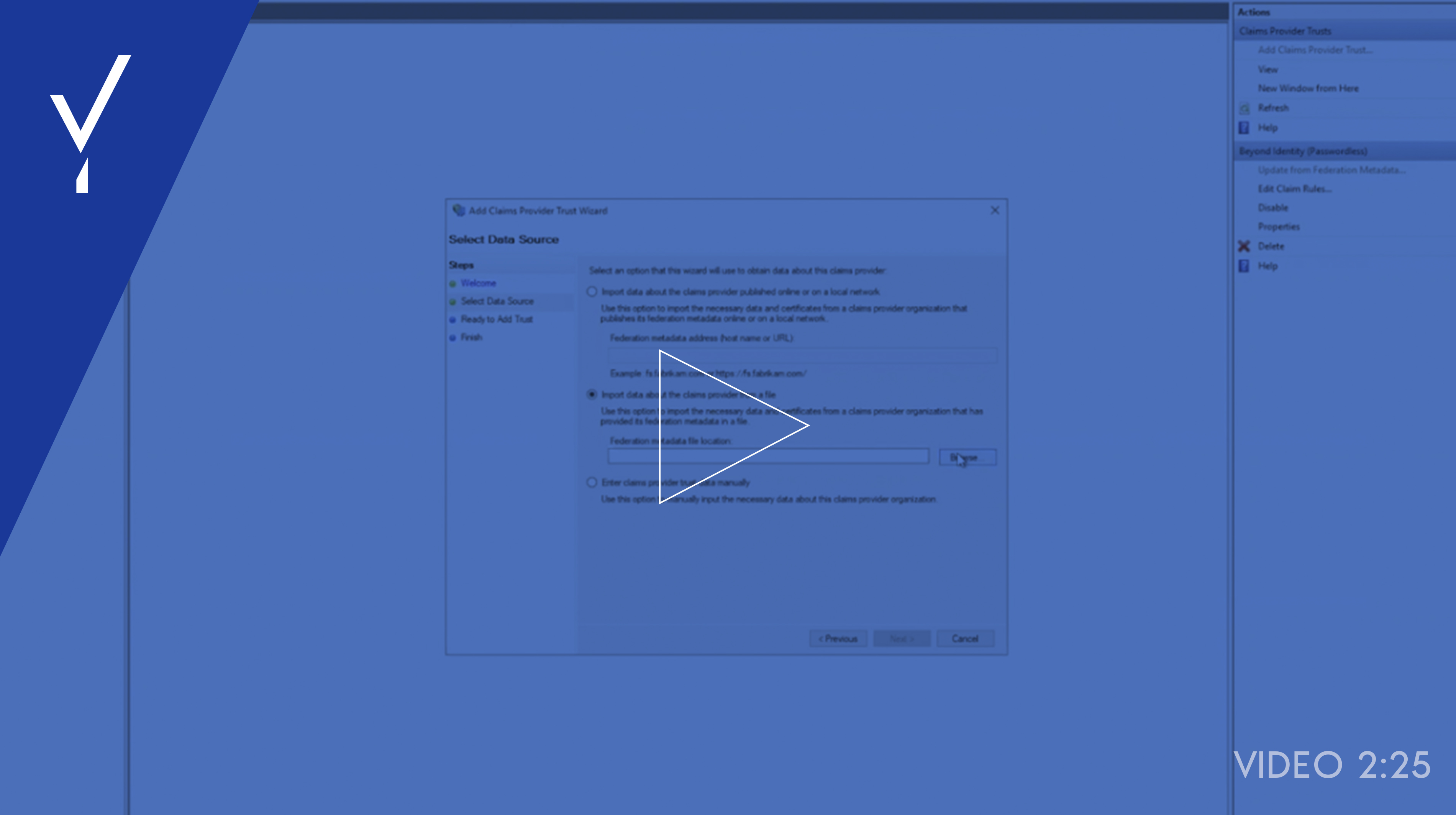 Beyond Identity + Microsoft ADFS Integration