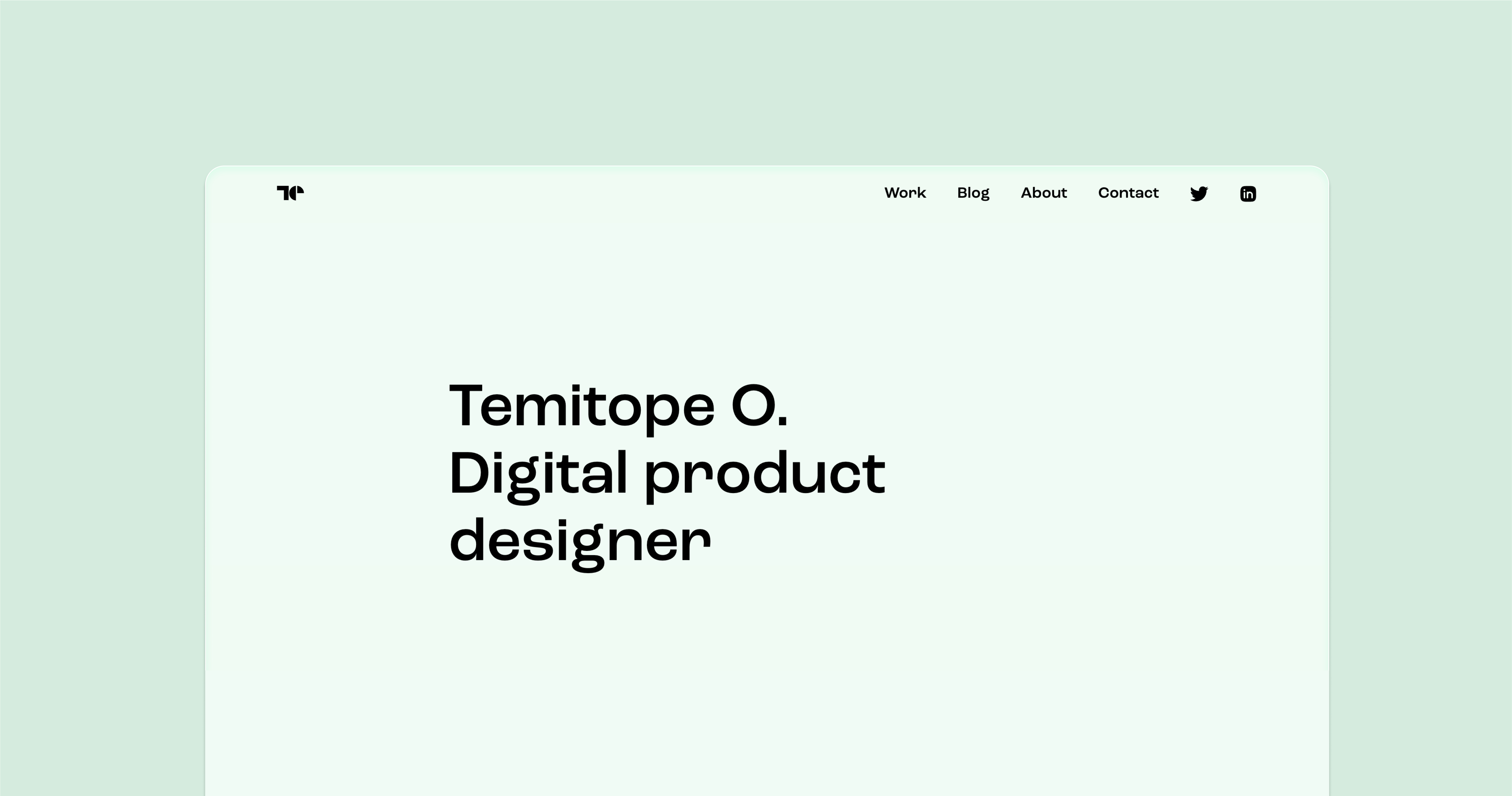 Temitope Odeyemi · Digital product designer