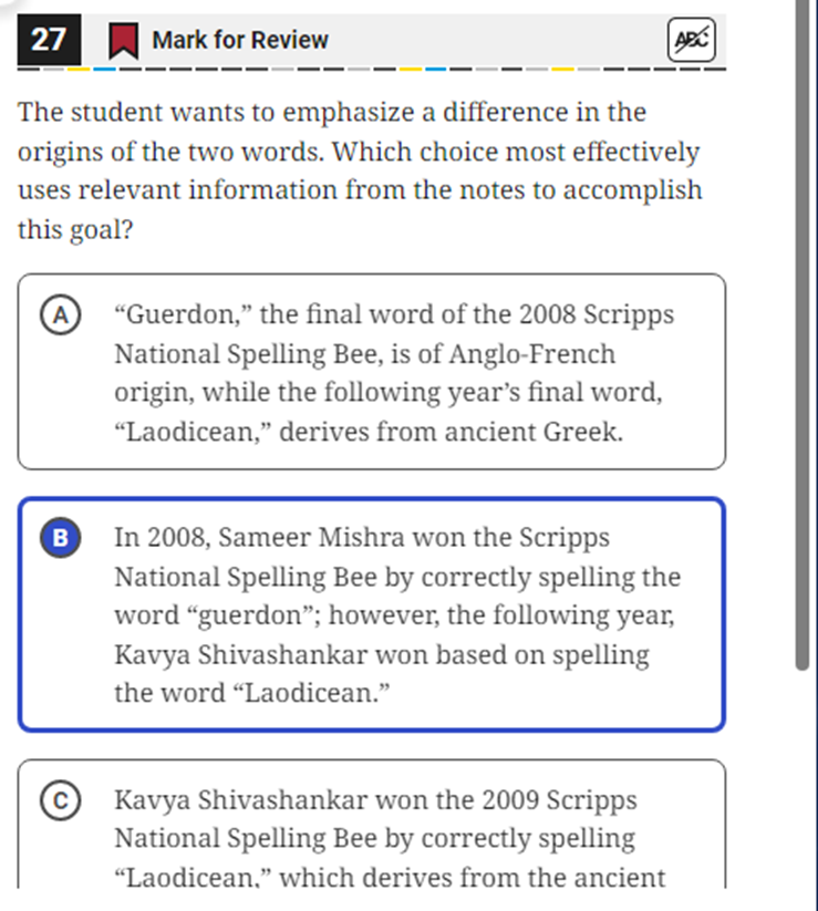 Key Features of College Board’s Bluebook App