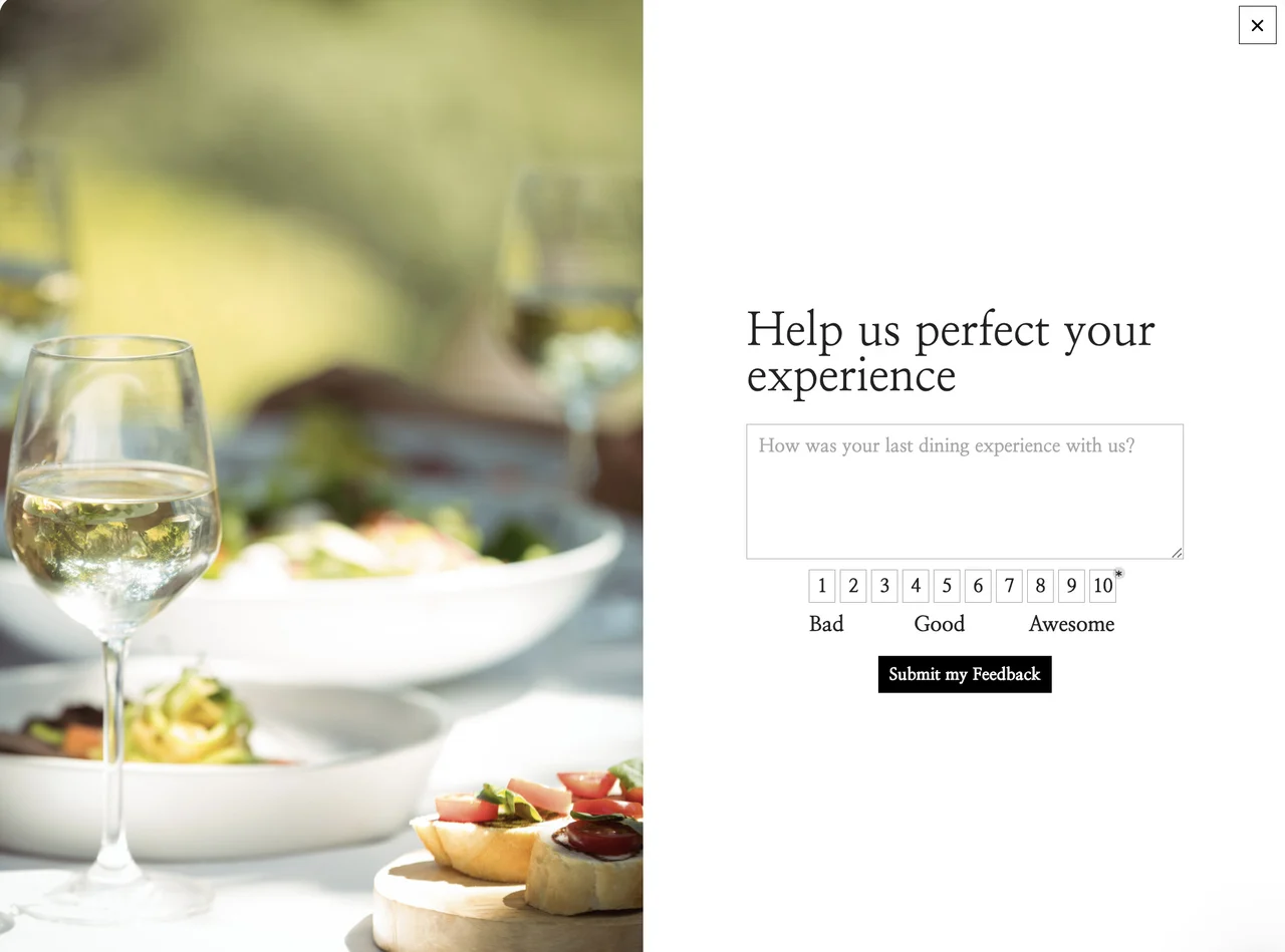 Food & Beverage Popups: A Recipe for Boosted Conversions | Popupsmart