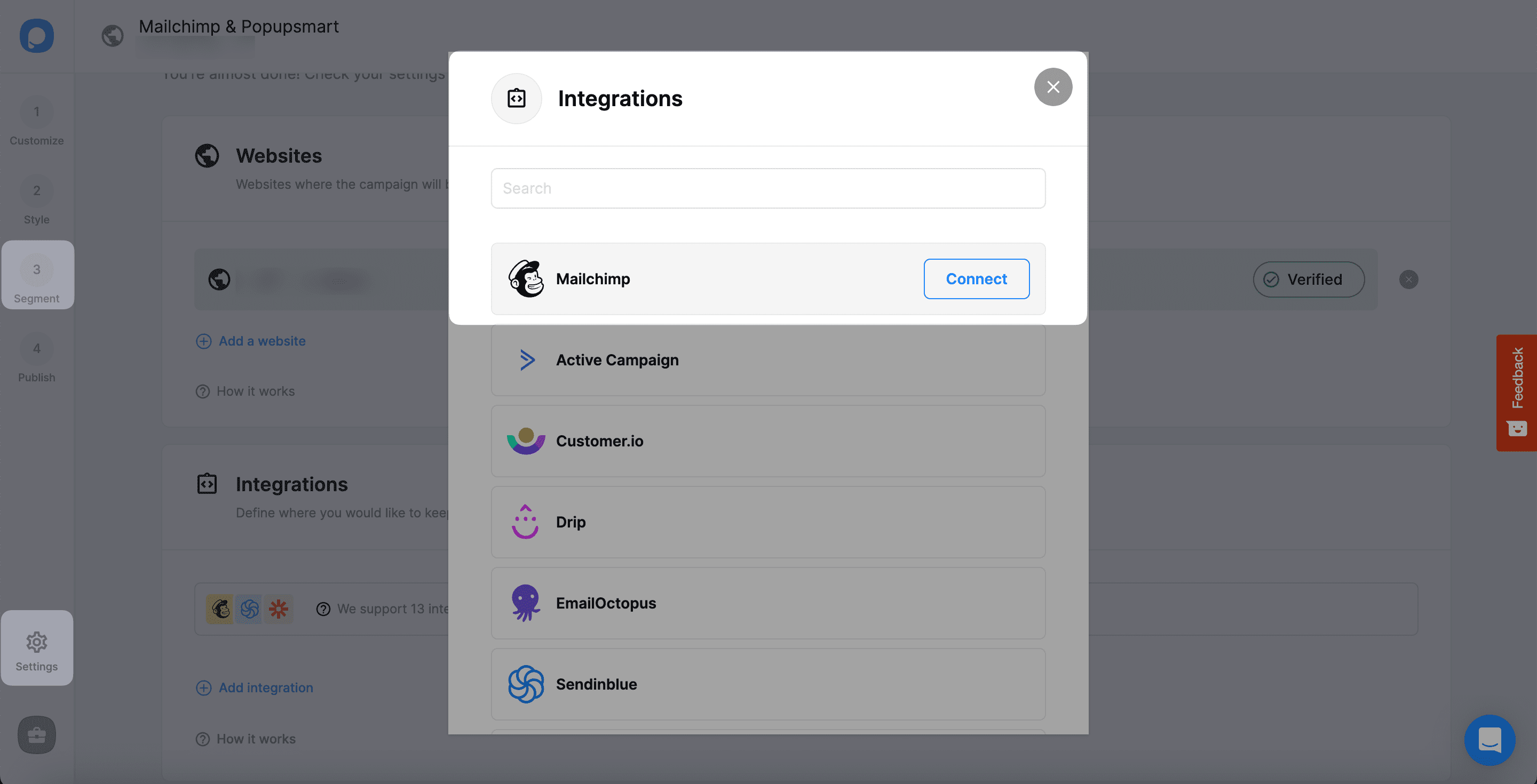 Collect Emails 4X Faster with Popupsmart VS. Mailchimp Popup