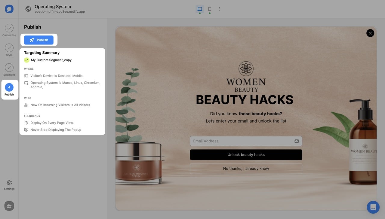 Operating System Targeting