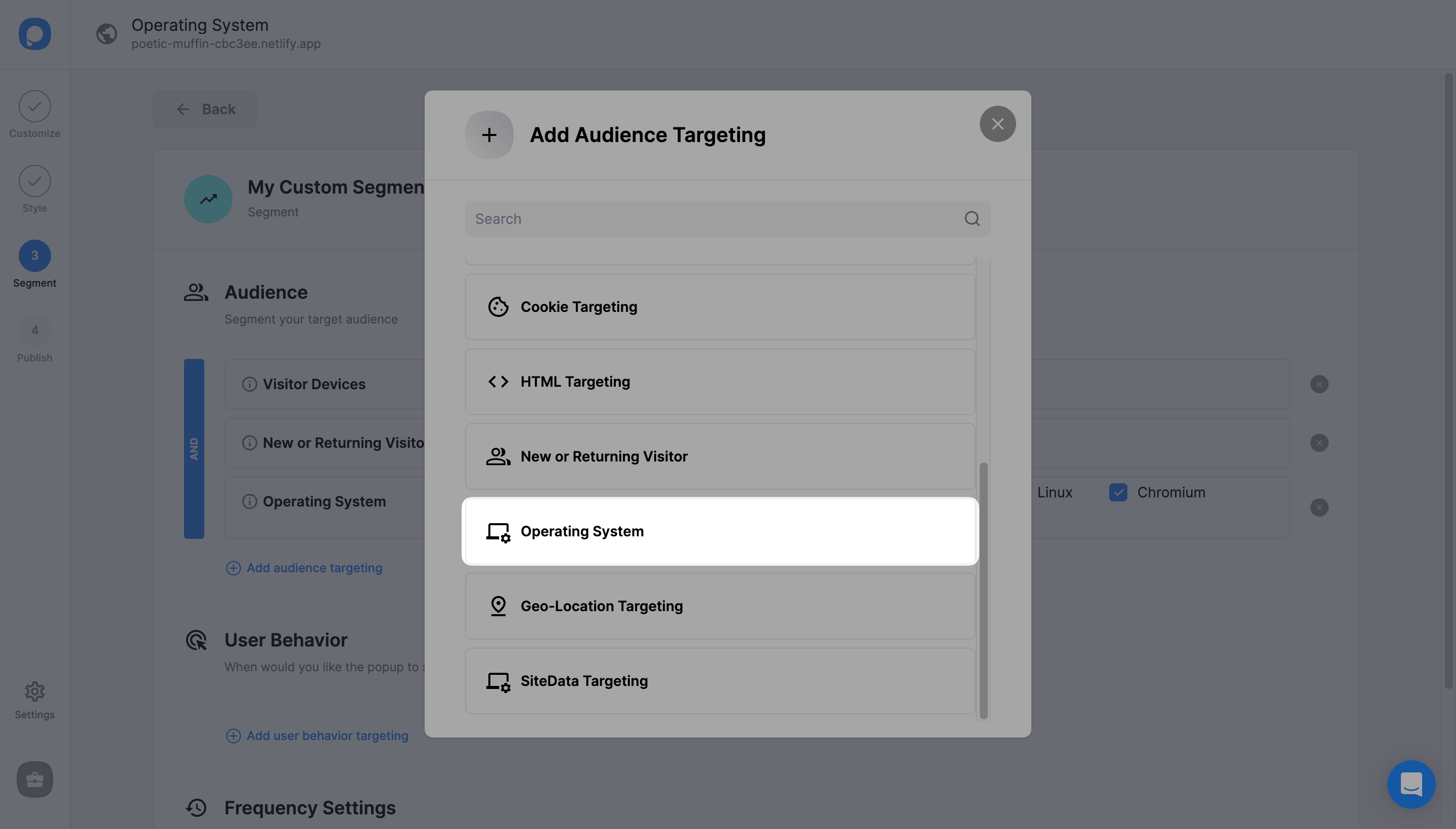 Operating System Targeting