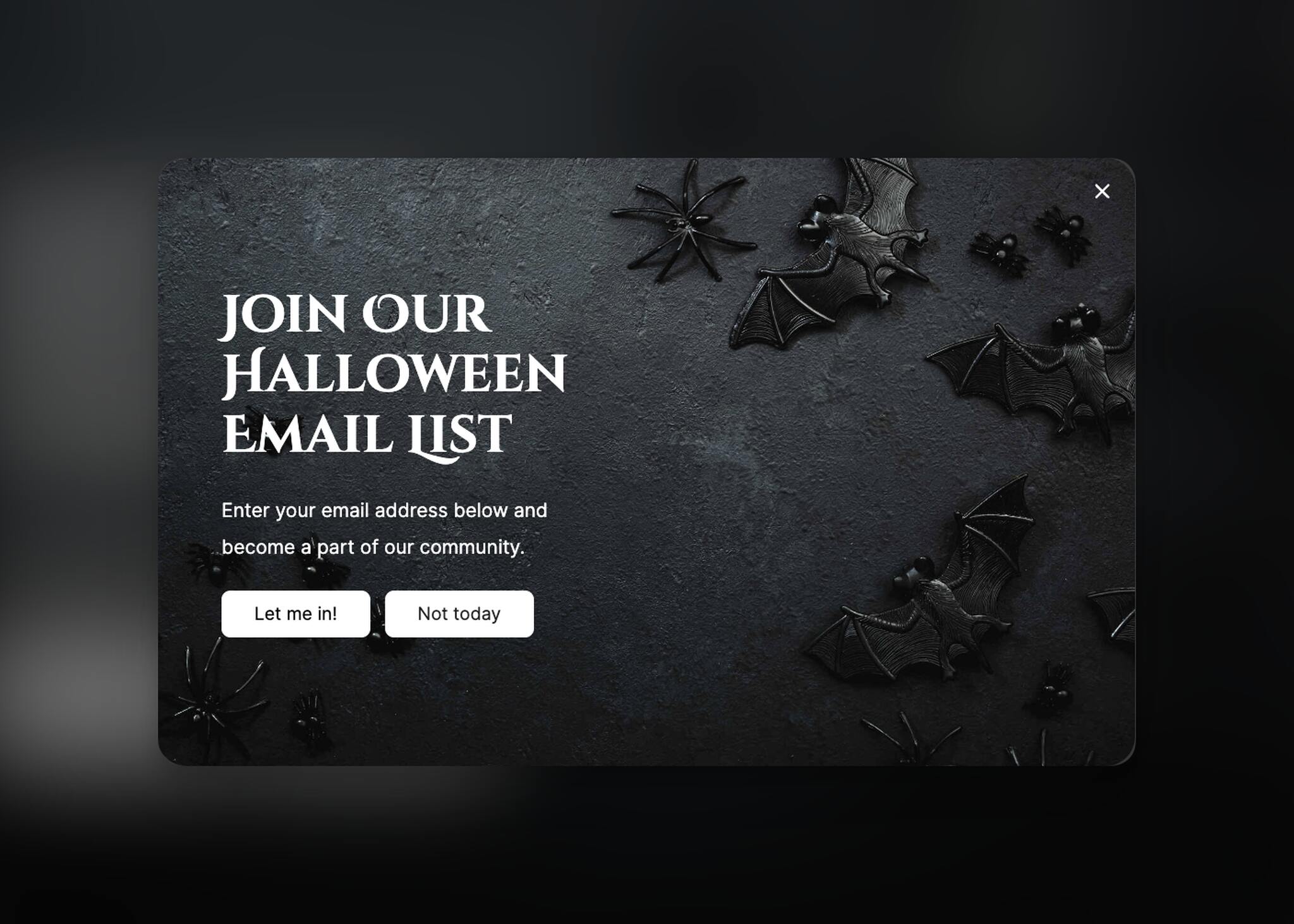 15 Halloween Popup Ideas with Ready-to-Use Popup Templates