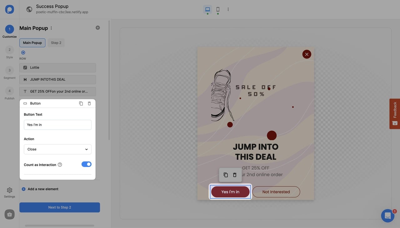 What is a Success Popup? How Does it Work?