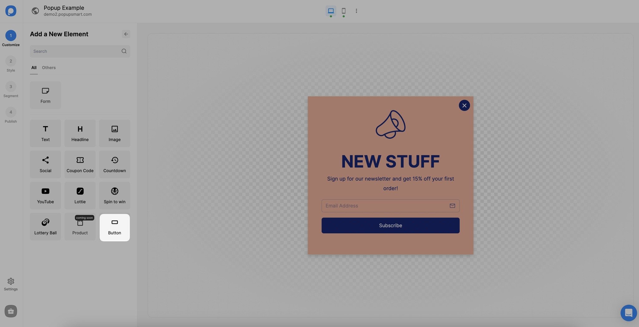 How to Add New Elements & Use Drag and Drop Editor