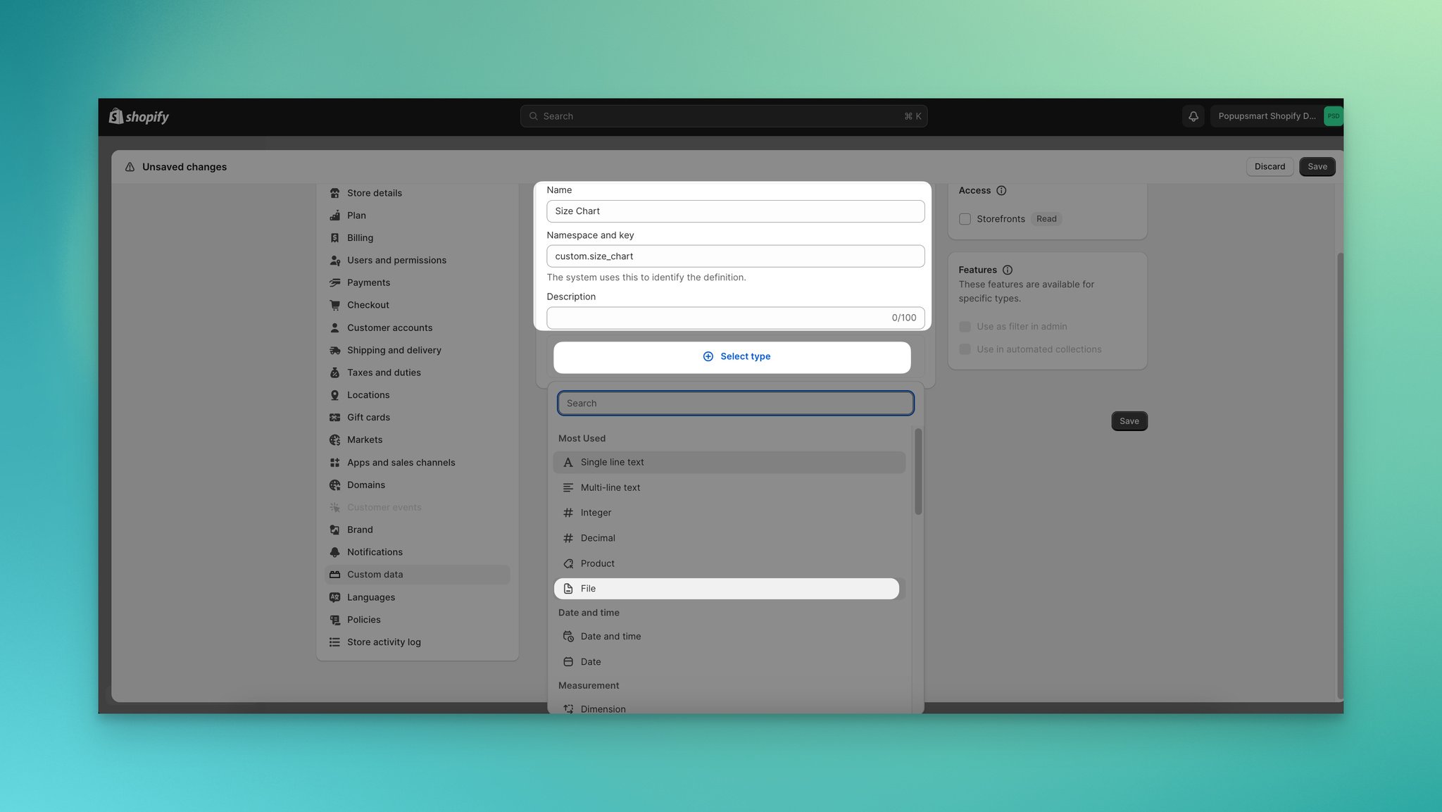 How to Add a Shopify Size Chart (with 5 Different Ways)