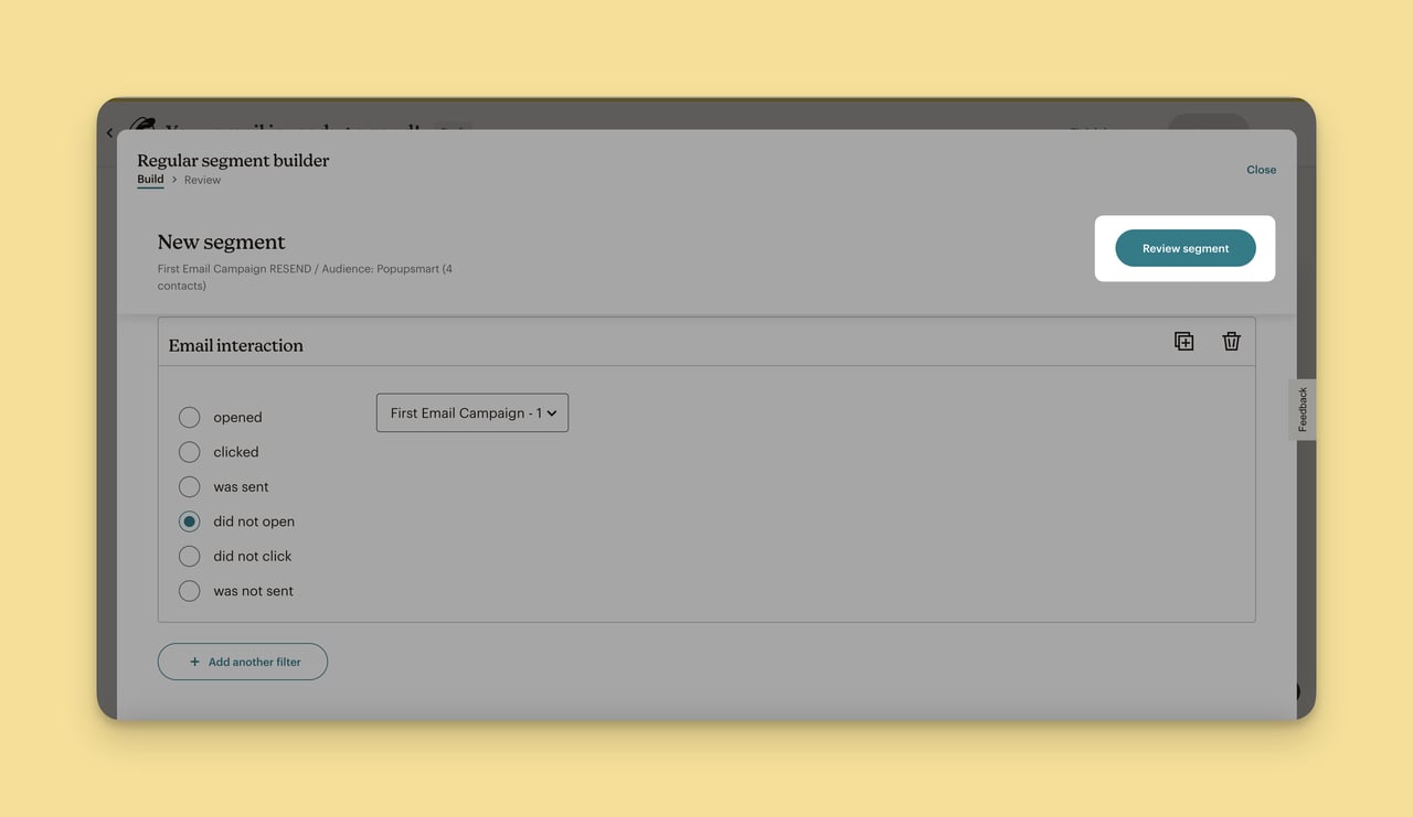 How to Resend an Unopened Campaign in MailChimp