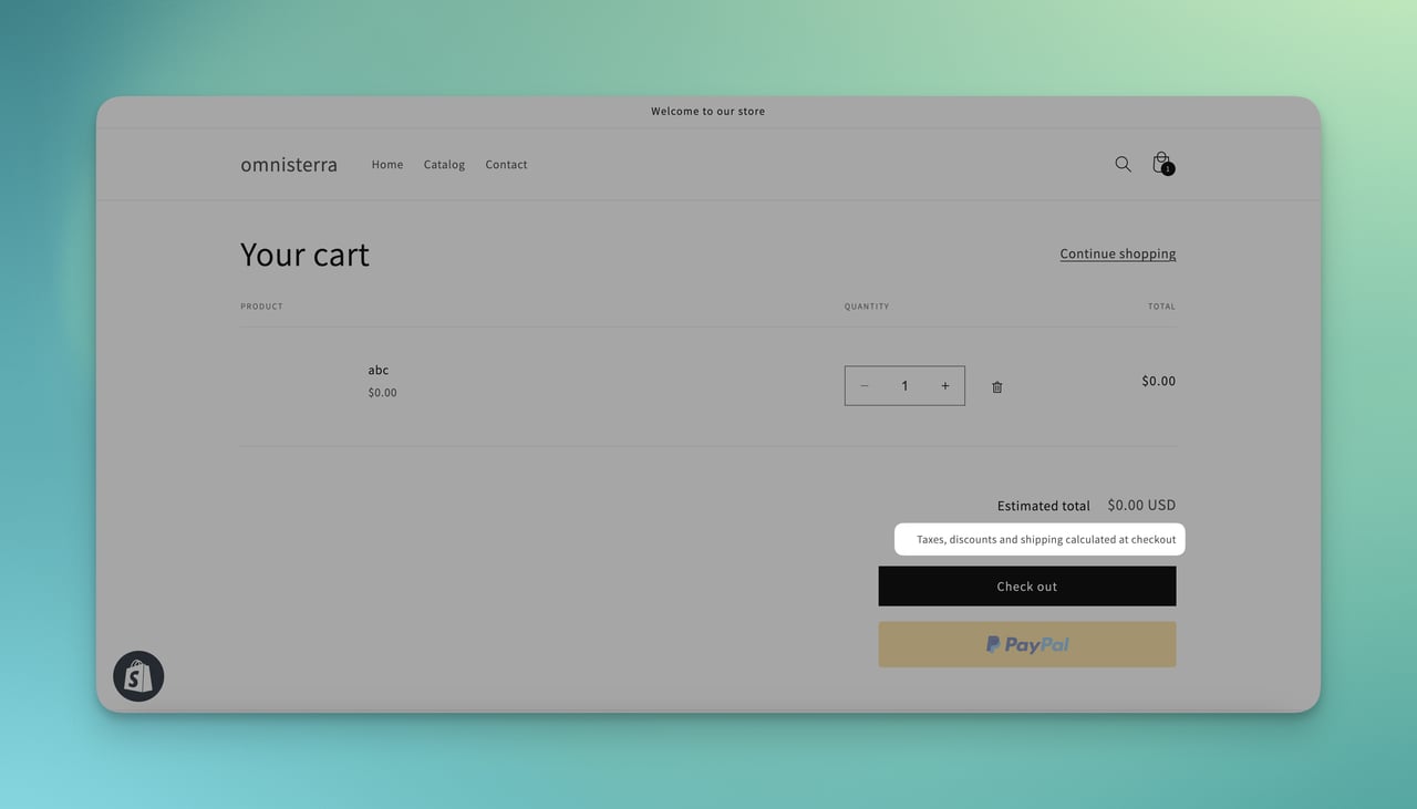 How to Remove "Shipping Calculated at Checkout" on Shopify