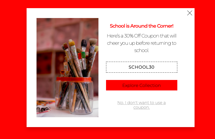15 Converting Popup Examples for Back to School Season 2024