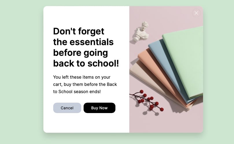 15 Converting Popup Examples for Back to School Season 2024