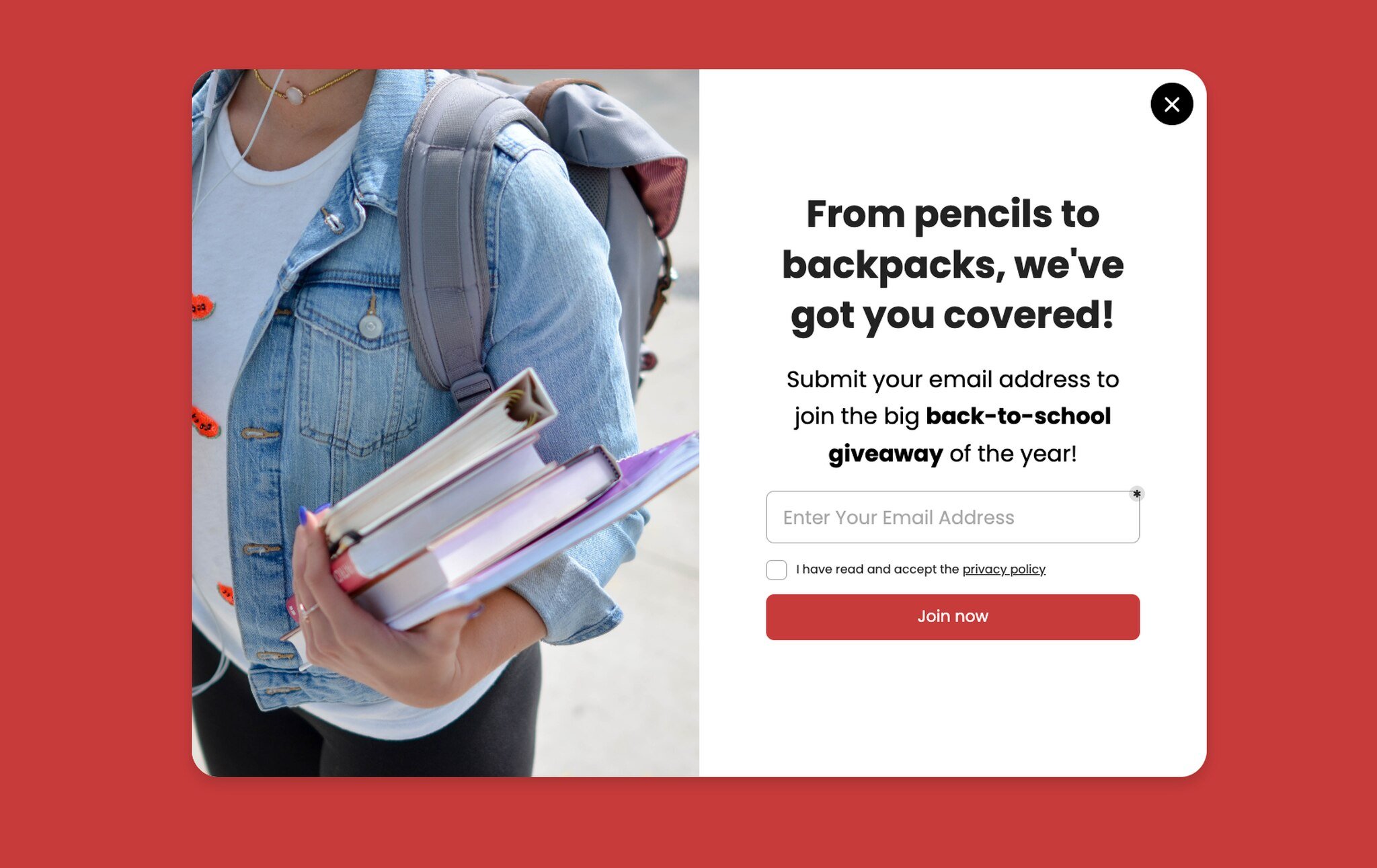 15 Converting Popup Examples for Back to School Season 2024