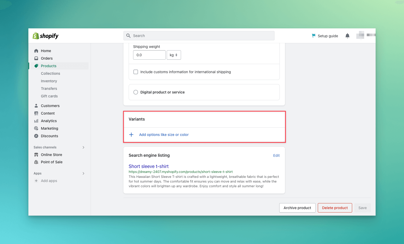 How to Add Variants in Shopify? Step-by-Step Guide in 2024
