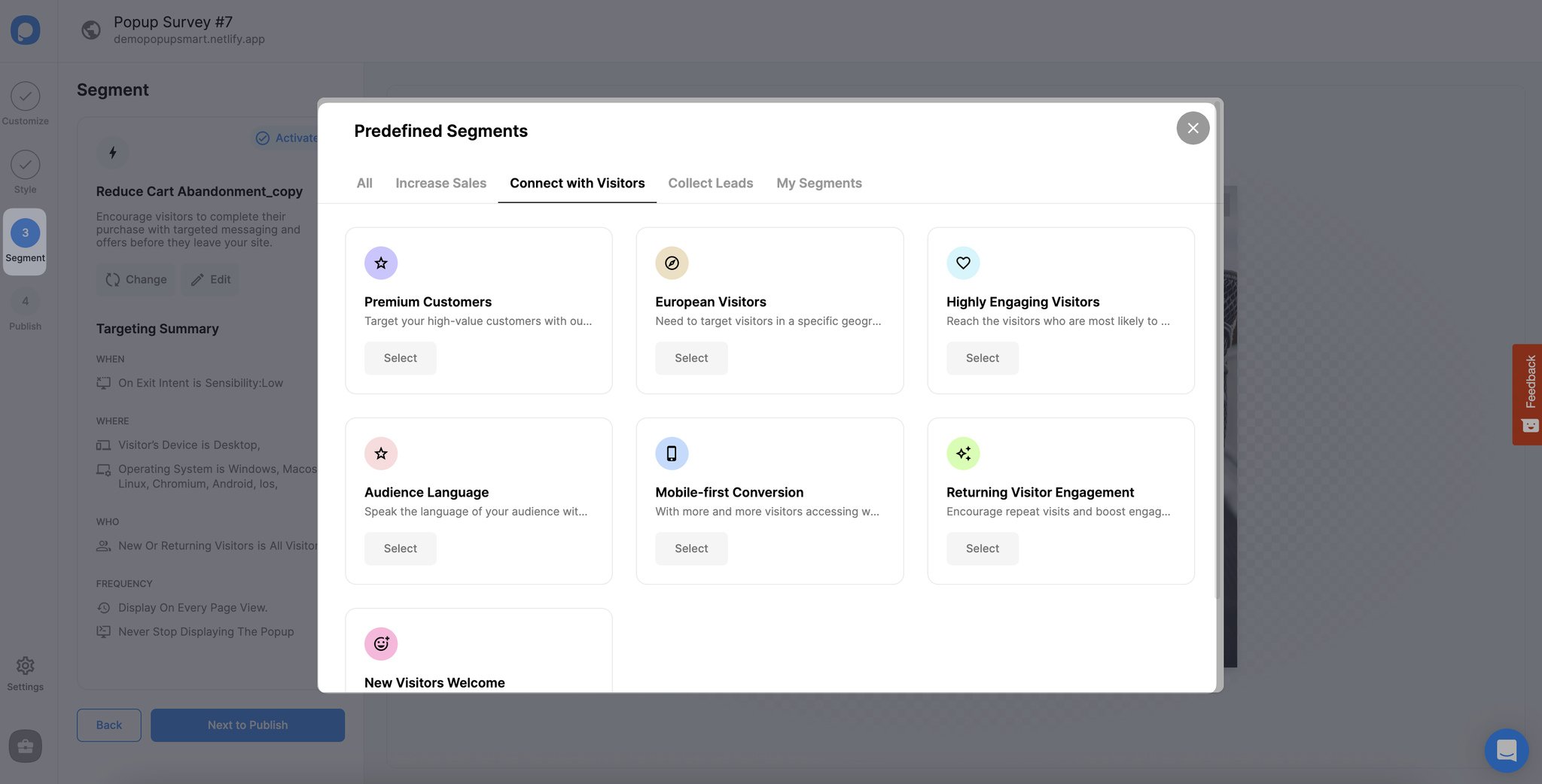 Collect Feedback for a Better UX with a Survey Popup