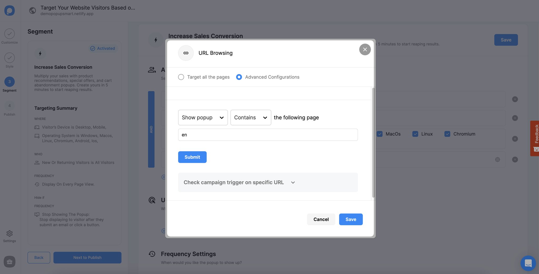 Target Your Website Visitors Based on Language with a Popup