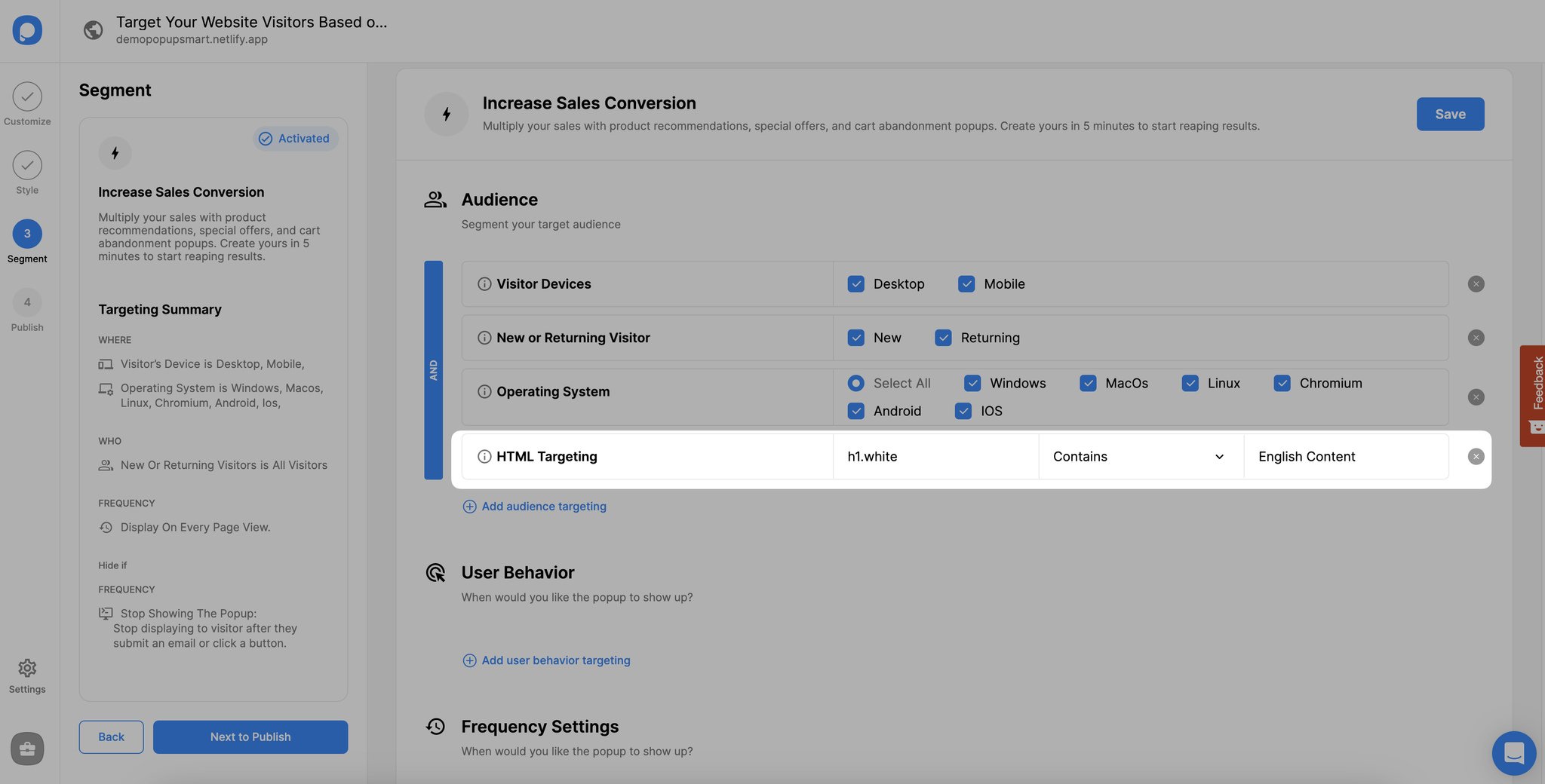 Target Your Website Visitors Based on Language with a Popup
