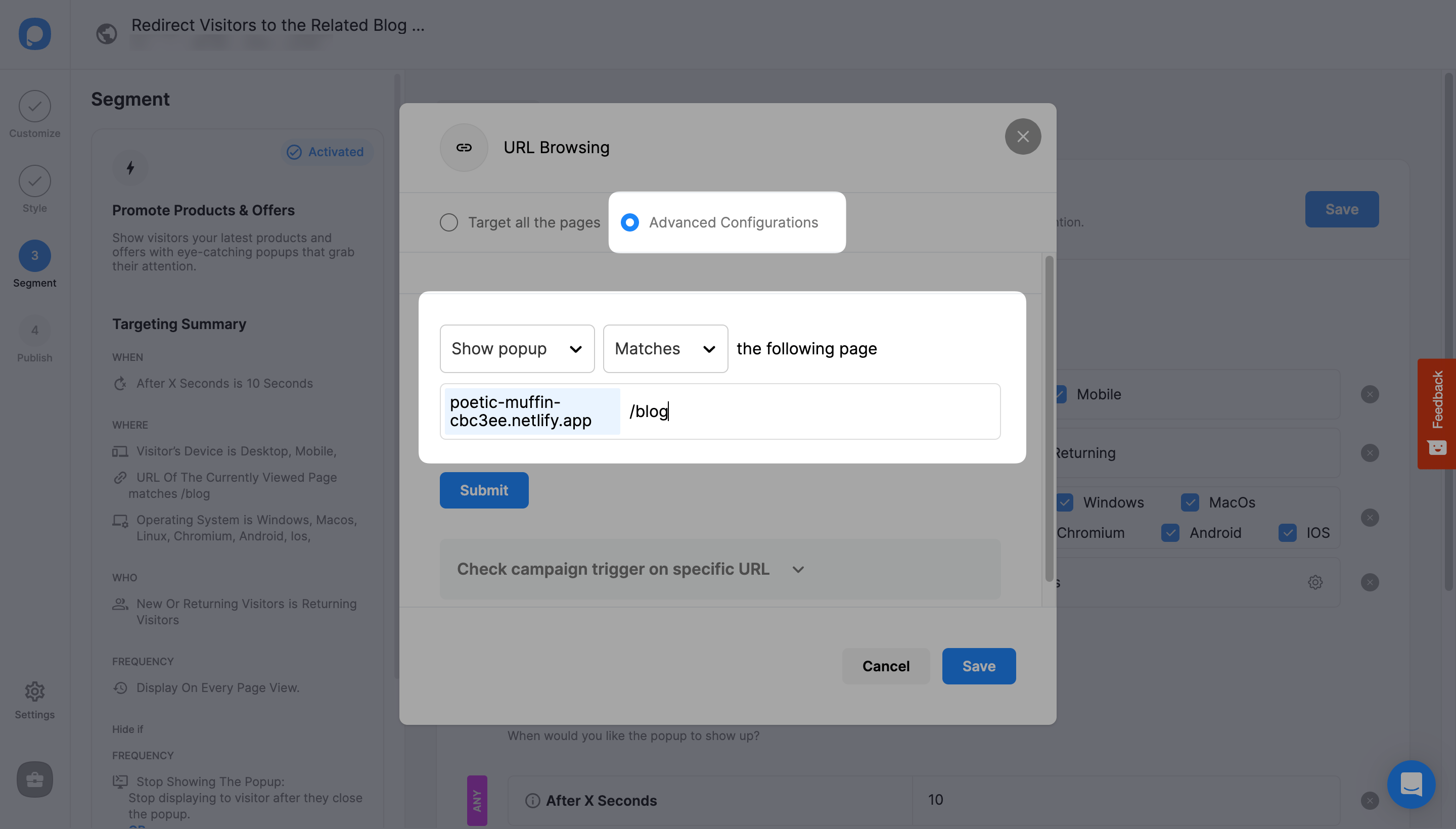 Level Up Blog Engagement with a Suggestion Popup