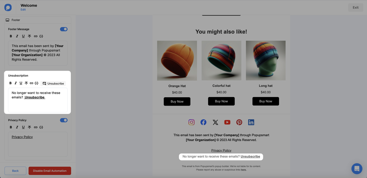 How to Manage Email Subscribers and Unsubscribers with Popupsmart