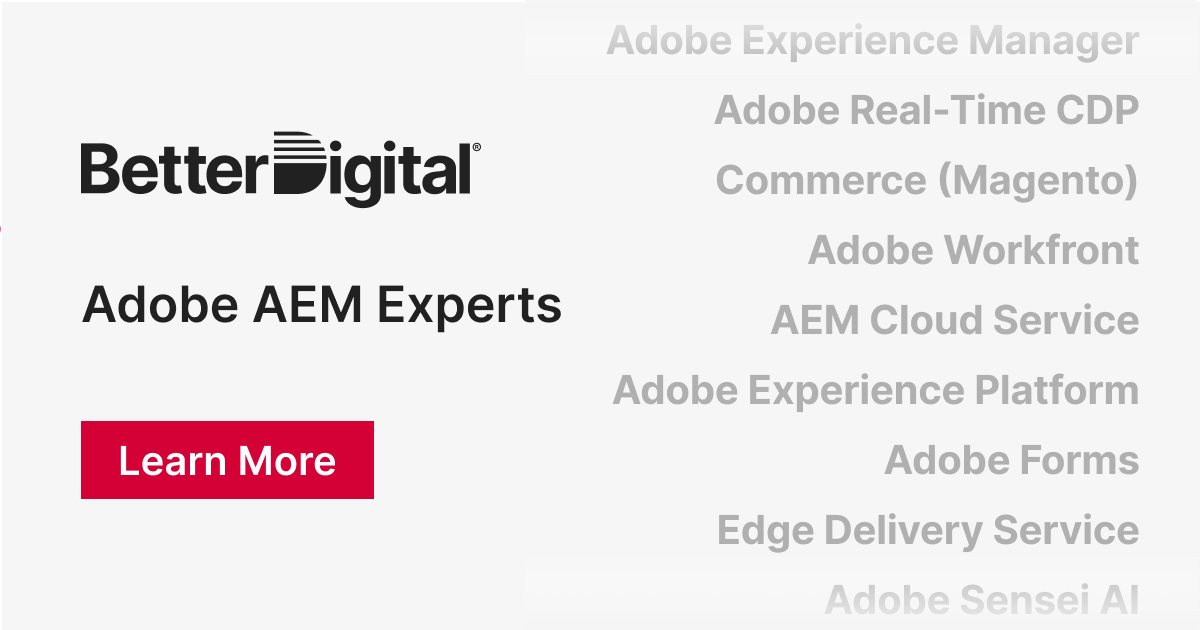 Adobe AEM Run & Operate